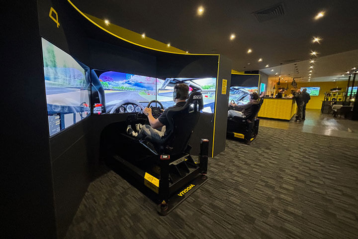 60 Minute Racing Simulator Experience for Two with Drinks
