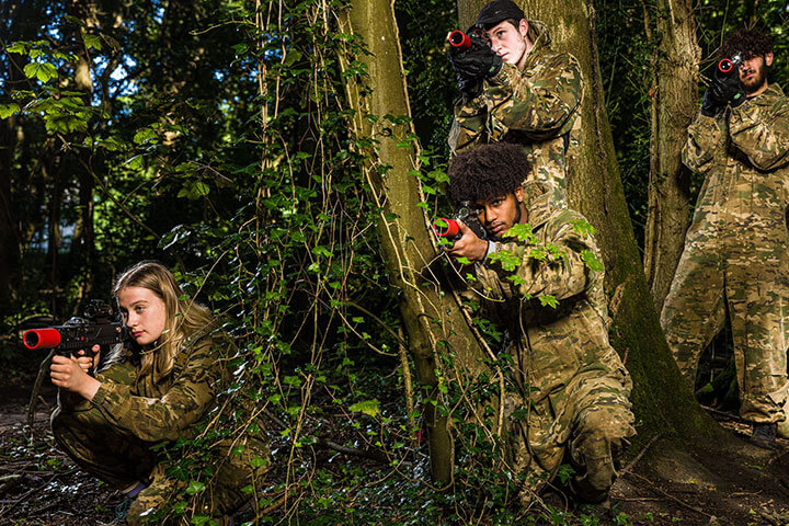 Forest Laser Tag for Four | Activity Superstore